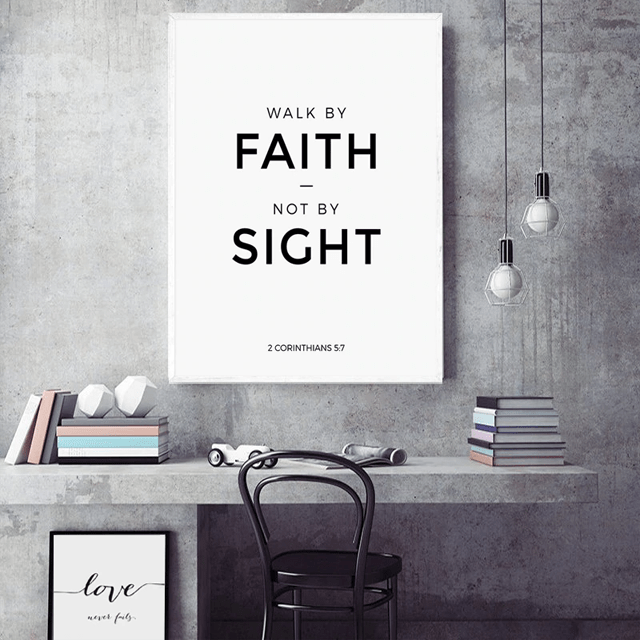 Love & Faith Bible Verse Wall Art | GlamorousHangups – Glamorous Hangups